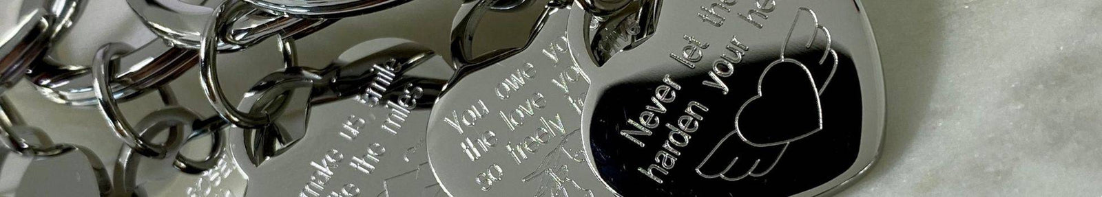 Engraved Keyrings | The Silver Store